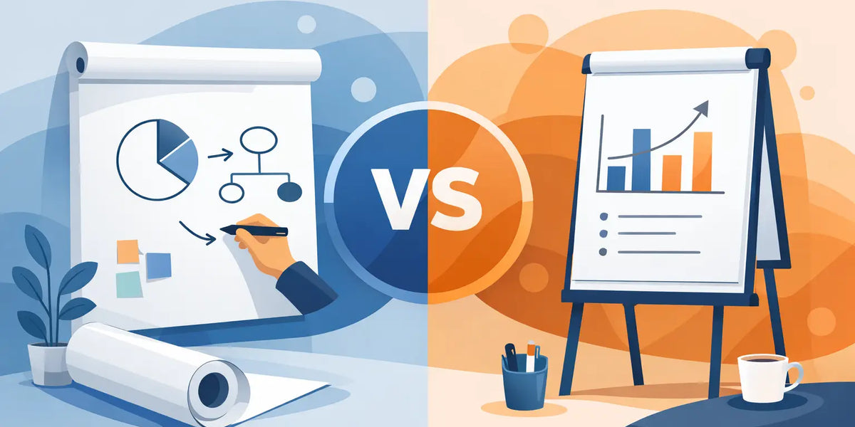 Whiteboard Roll vs Flipchart: Which Works Best?