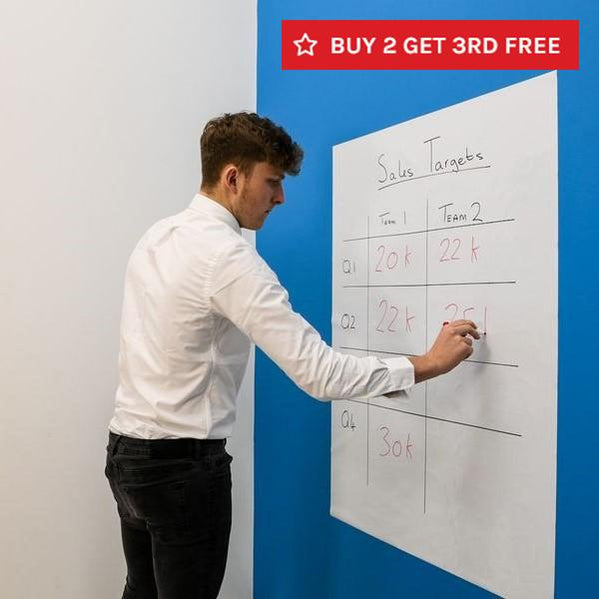 Large A0 Whiteboard Rolls | Ideal for Office Presentations